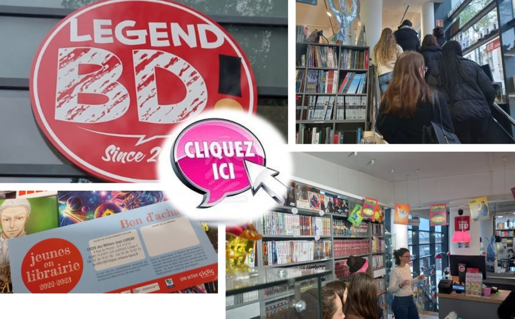 Les élèves de 2nde AGORA chez Légend BD | Lycée Professionnel Jean Lurçat
